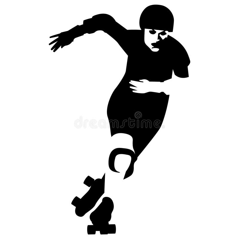 Roller Derby Skates EPS Vector File Stock Vector - Illustration of ...