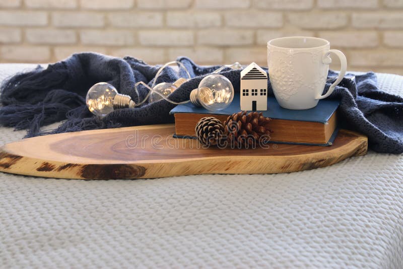 Image of Room Interior Still Life. Warm and Cozy Morning at Home Stock ...