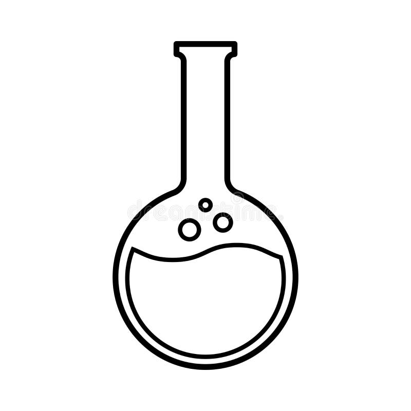 Round bottom flask. Icon stock vector. Illustration of antipoison ... Round bottom flask. Icon stock vector. Illustration of antipoison ...