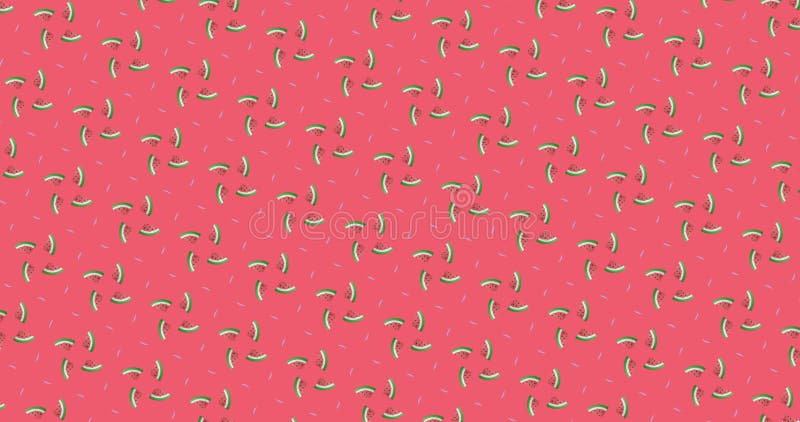 Image of Rows of Pattern Moving on Pink Background Stock Illustration ...