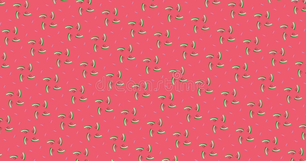 Image of Rows of Pattern Moving on Pink Background Stock Illustration ...