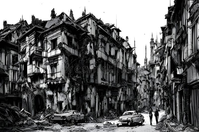 Run Down Cityscape Stock Illustrations – 127 Run Down Cityscape Stock ...