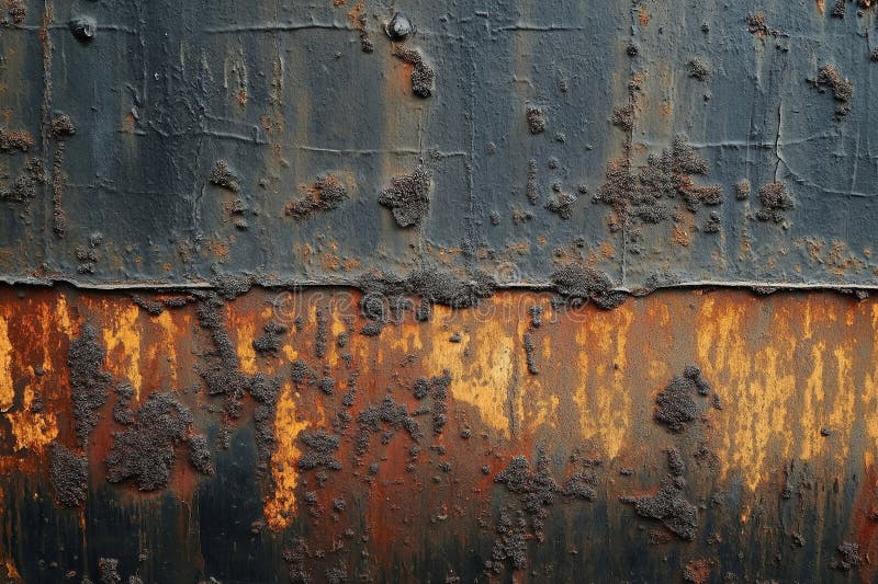 The Image is of a Rusted Metal Surface with a Lot of Dirt and Grime on ...