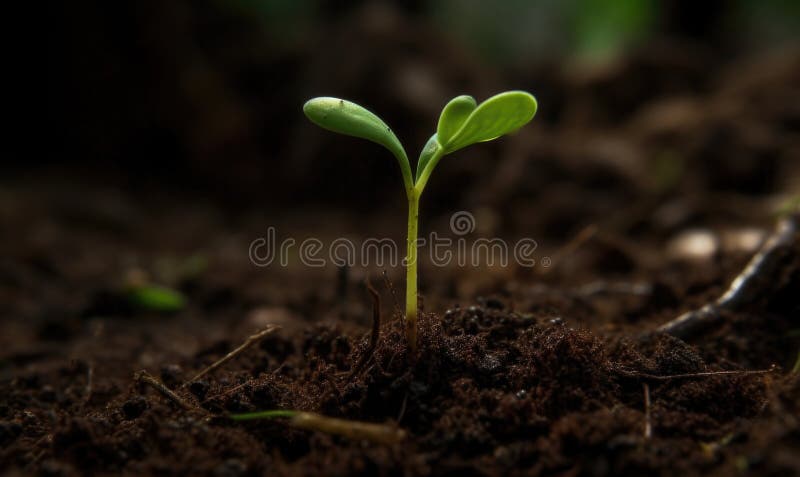 Image of saplings stock illustration. Illustration of start - 276627941