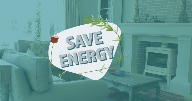 Image of Save Energy Over House Interior Stock Photo - Image of house ...