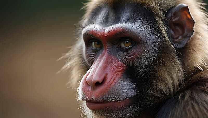 The Scary Face of a Mandrill Monkey Stock Photo - Image of mandrill ...