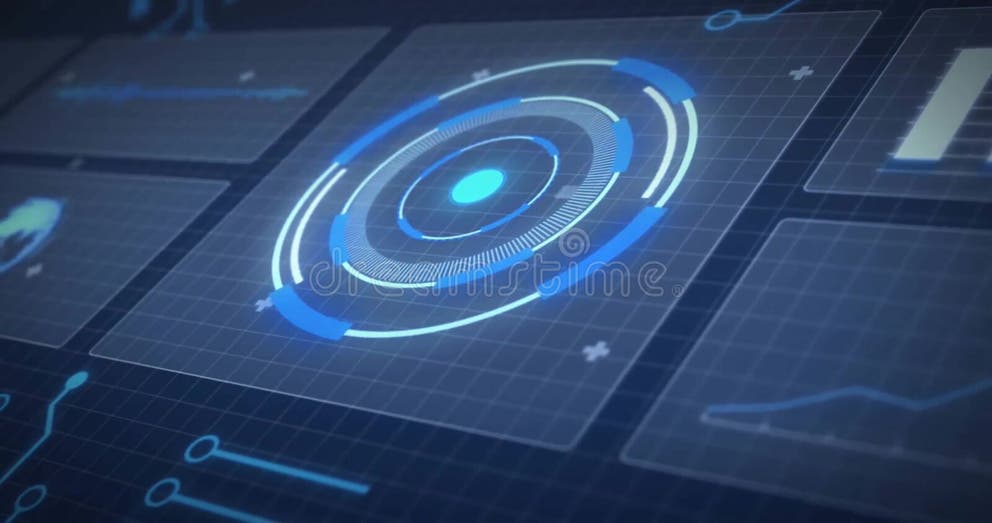 Image of Scope and Data Processing with Circuit Board Stock Image ...