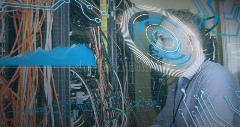 Brain Scanning Hologram on Digital Screen Interface, Neural Network and ...