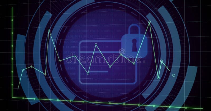 Image of Scope Scanning and Credit Card Over Diagram Stock Image ...