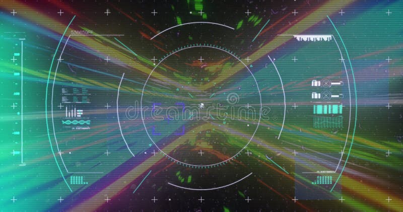 Image of Scope Scanning and Data Processing Stock Illustration ...