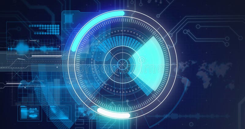 Image of Scope Scanning and Data Processing Stock Image - Image of information, technology ...