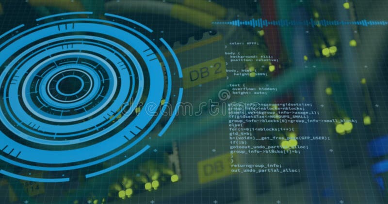Image of Scope Scanning and Data Processing Over Cables in Computer ...