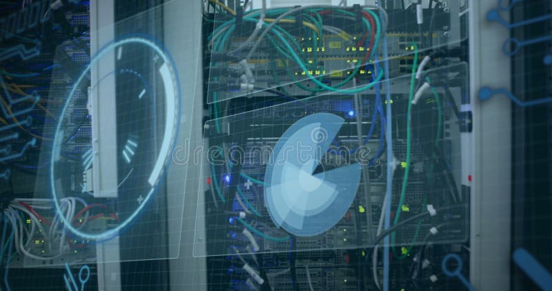 Image Of Scope Scanning And Data Processing Over Cables In Computer 9232
