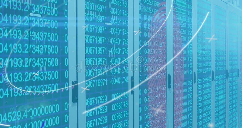 Image of Scope Scanning and Data Processing Over Computer Servers Stock ...