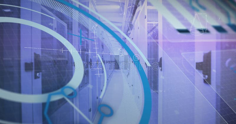 Image of Scope Scanning and Data Processing Over Man in Vr Headset ...