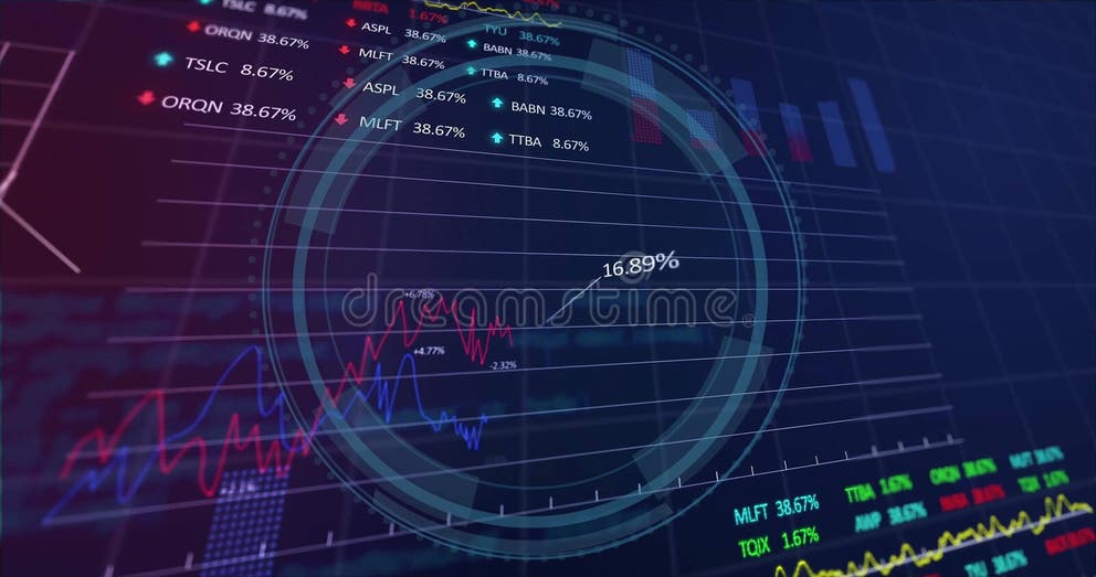 Image of Scope Scanning and Financial Data Processing Stock Photo ...