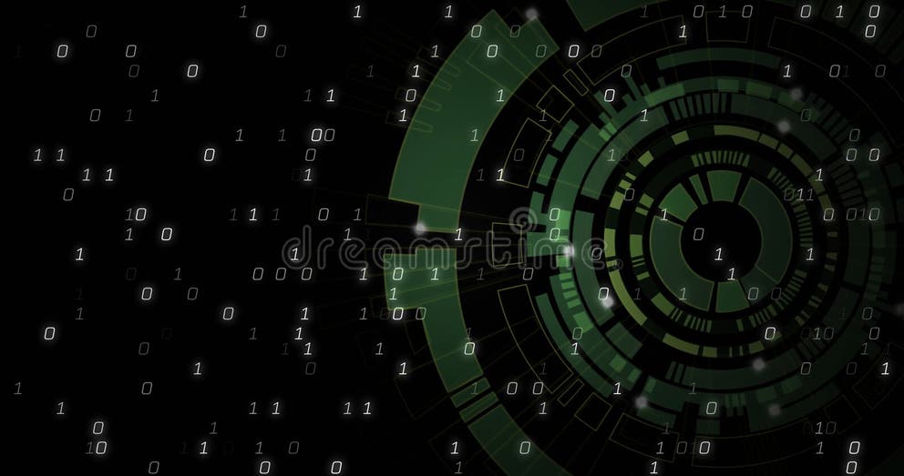 Image of Scope Scanning Over Binary Coding Stock Photo - Image of simulation, intelligence ...