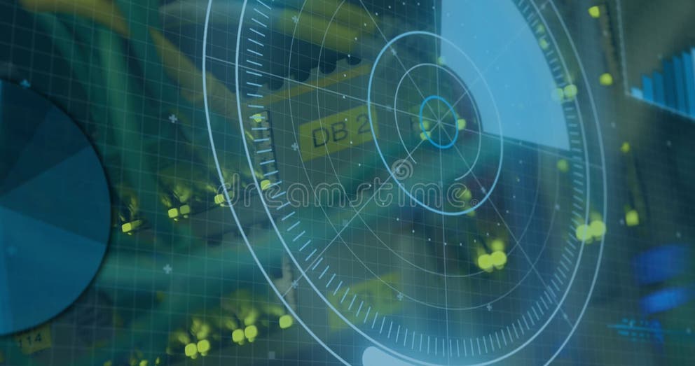 Image of Scope Scanning Over Cables in Computer Server Stock Illustration - Illustration of ...