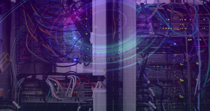 Image Of Scope Scanning Over Computer Server Stock Image Image Of Modern Communication 254025177