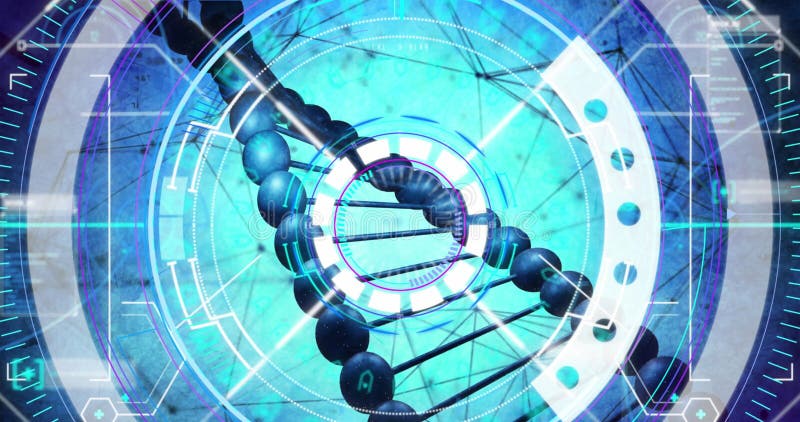 Image of Scope Scanning Over Dna Strand Stock Image - Image of genetic ...