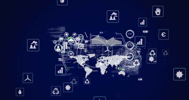 Image of Scope Scanning Over Financial Data Processing Stock ...