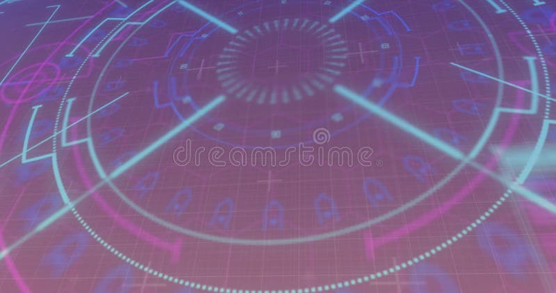 Image of Scope Scanning Over Shapes Stock Photo - Image of surveillance ...