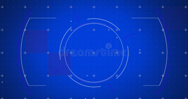 Image of Scope Scanning and White Markers on Blue Background Stock ...
