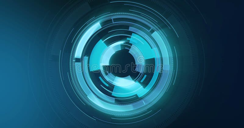 Image of Scopes Scanning on Blue Background Stock Illustration ...