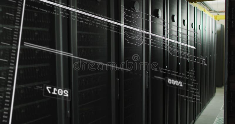 Image of Screens with Programming Language and Numbers Moving Over Data ...