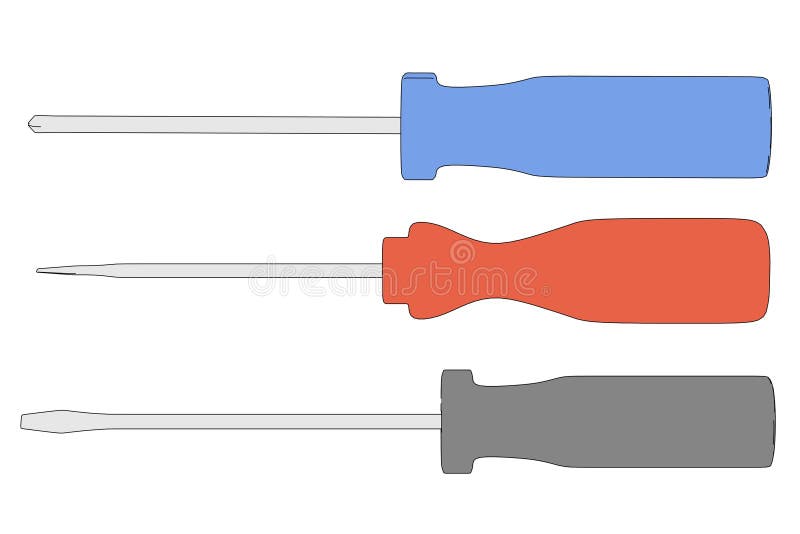 Image of screwdriver tool stock illustration. Illustration of ...