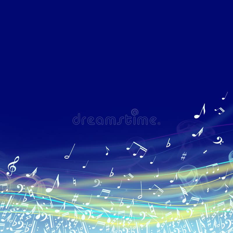 Note music sea stock vector. Illustration of beach, clouds - 41500412