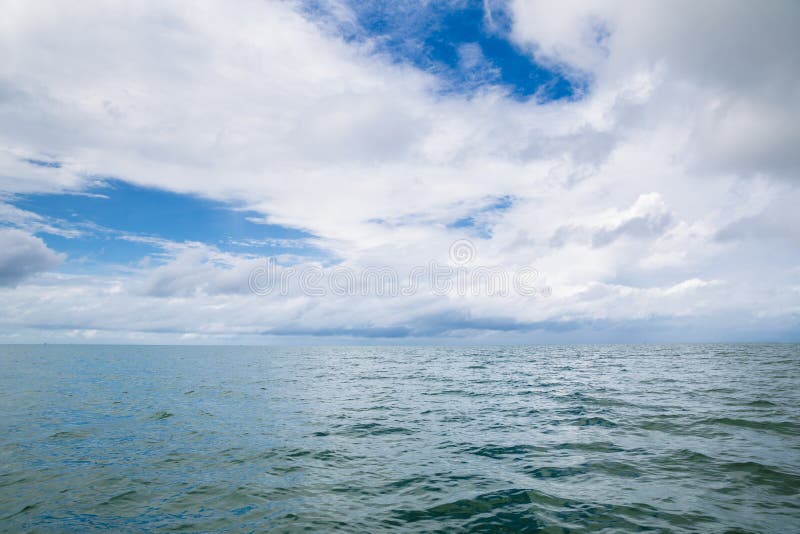 Image of Sea. Ocean in Asia. Peaceful Sea with Small Waves Stock Image ...