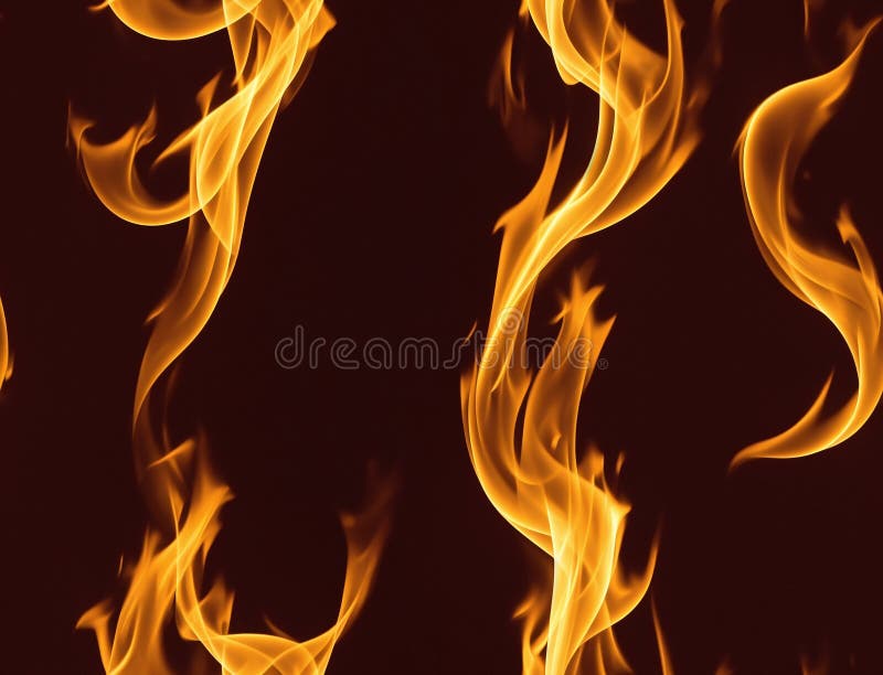 A Flaming Fire with Orange and Yellow Flames. - Seamless and Tileable ...