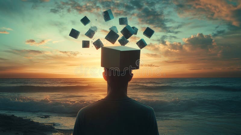 In this Image, we See a Conceptual Image Representing a Freedom of ...