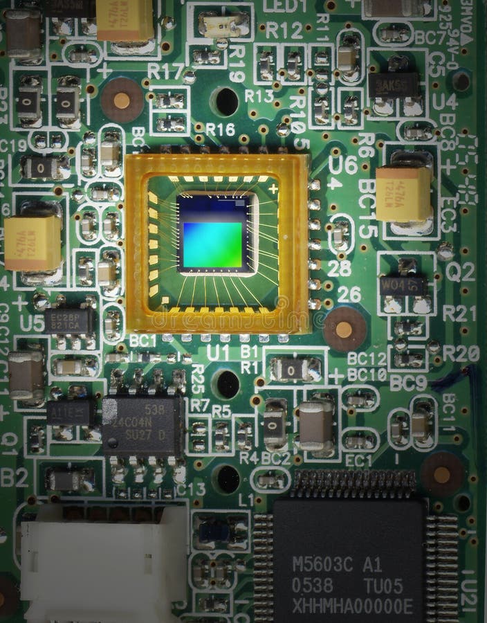 Image sensor stock photo. Image of camera, interference - 18728292