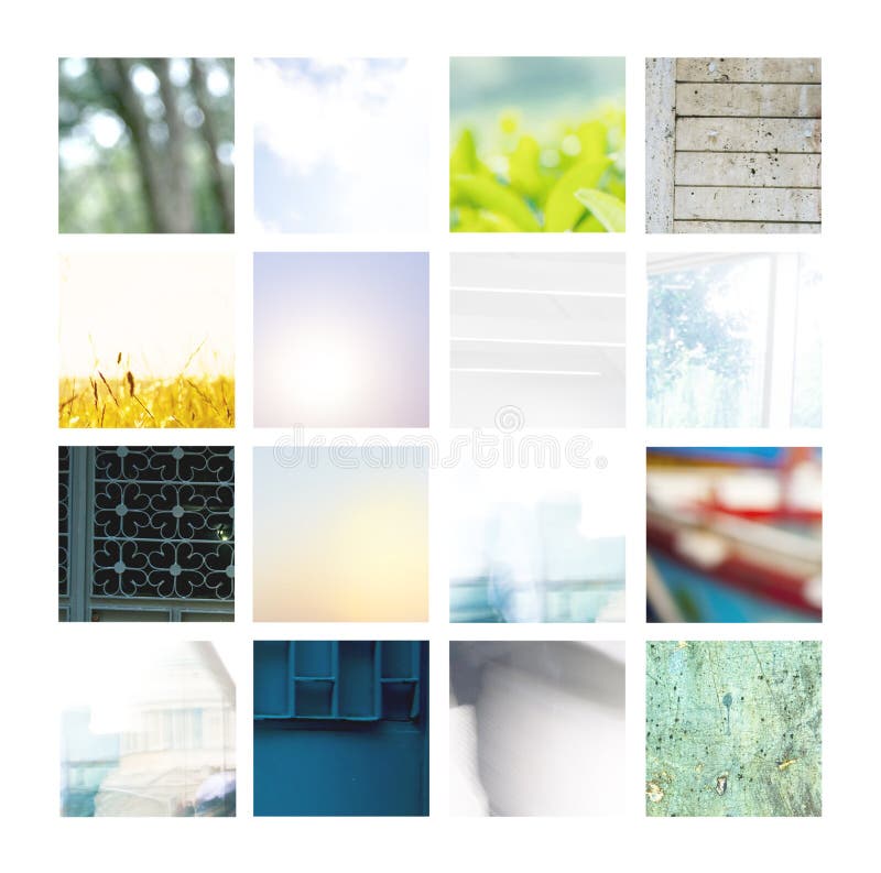 Image Set of Different Backgrounds Stock Image - Image of plant, motion ...