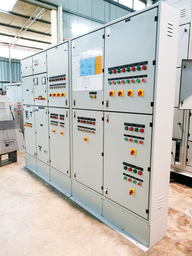 Image of Sewage Treatment Plant Control Panel in the Factory. Stock ...