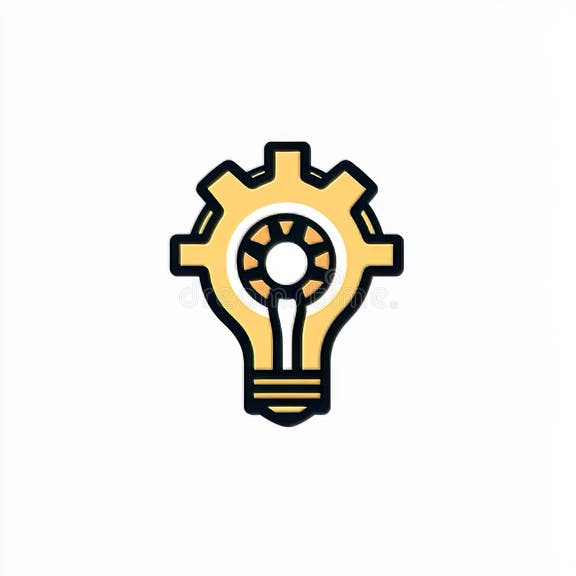 The Image of a Shining Light Bulb with an Embedded Gear Signifies the ...
