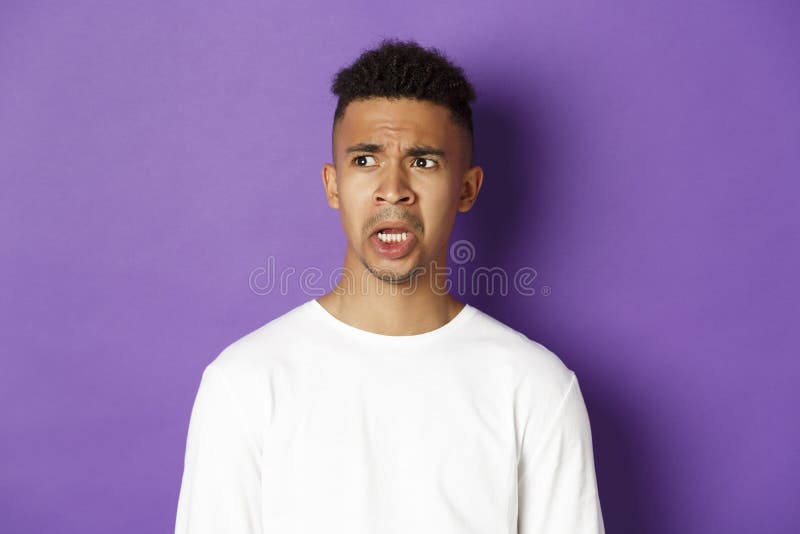 Image of Shocked and Startled African-american Man, Drop Jaw and ...