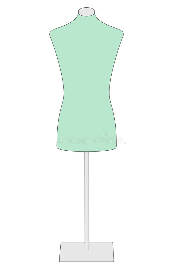 Image of shop dummy stock illustration. Illustration of mannequin ...