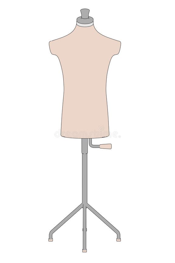 Image of shop dummy stock illustration. Illustration of figourine ...