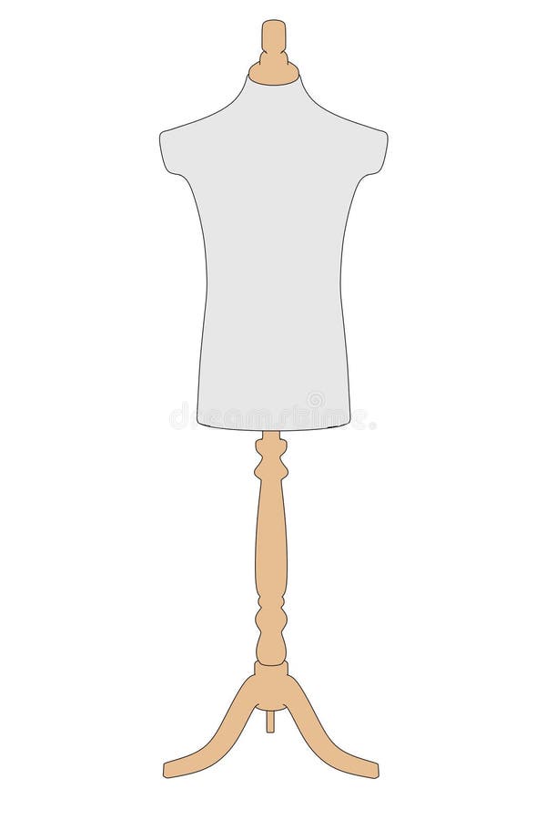 Image of shop dummy stock illustration. Illustration of figourine ...