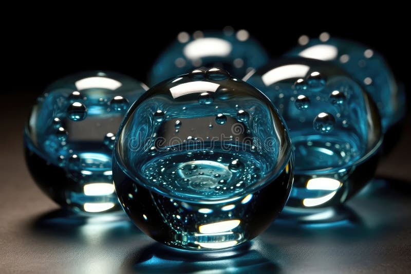 Image Show of Bubbled Water. Generative AI Stock Illustration ...