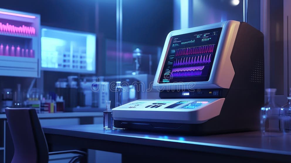 Advanced PCR Machine for Genetic Sample Processing in Laboratory ...