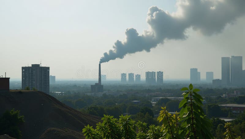 Image Showcases Air Pollution and Greenhouse Effect Issues through a ...