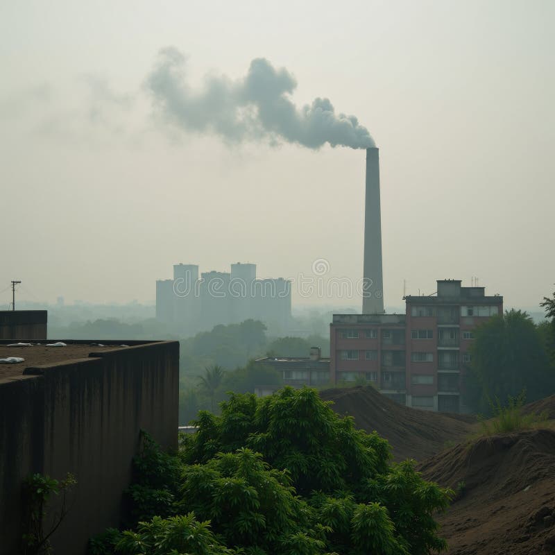 Image Showcases Air Pollution and Greenhouse Effect Issues through a ...