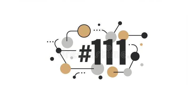 Angel Number 111 stock illustration. Illustration of document - 383380699