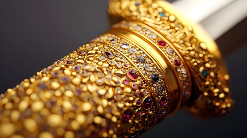 Intricate Ornate Sword Detailed Design Decorative Handle Stock Photos ...