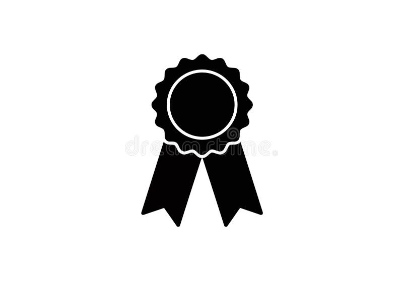 Black ribbon clip art stock vector. Illustration of distinction - 372845456