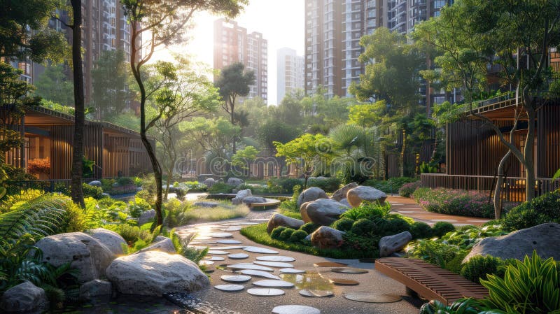 Urban Oasis: Innovative Mixed-Use Development with Pedestrian-Friendly ...